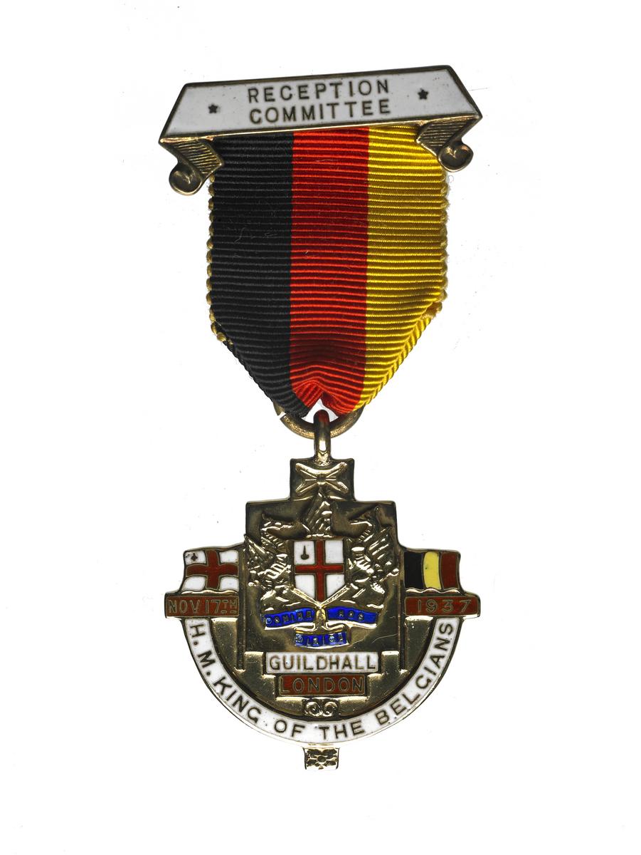 Badge, Guildhall Reception badge | London Museum