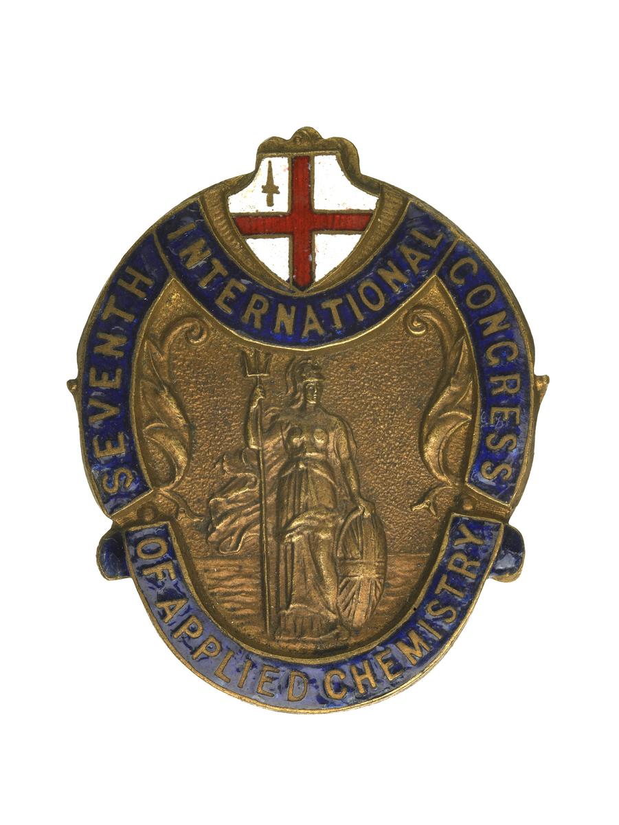 Badge, Guildhall Reception Committee badge | London Museum