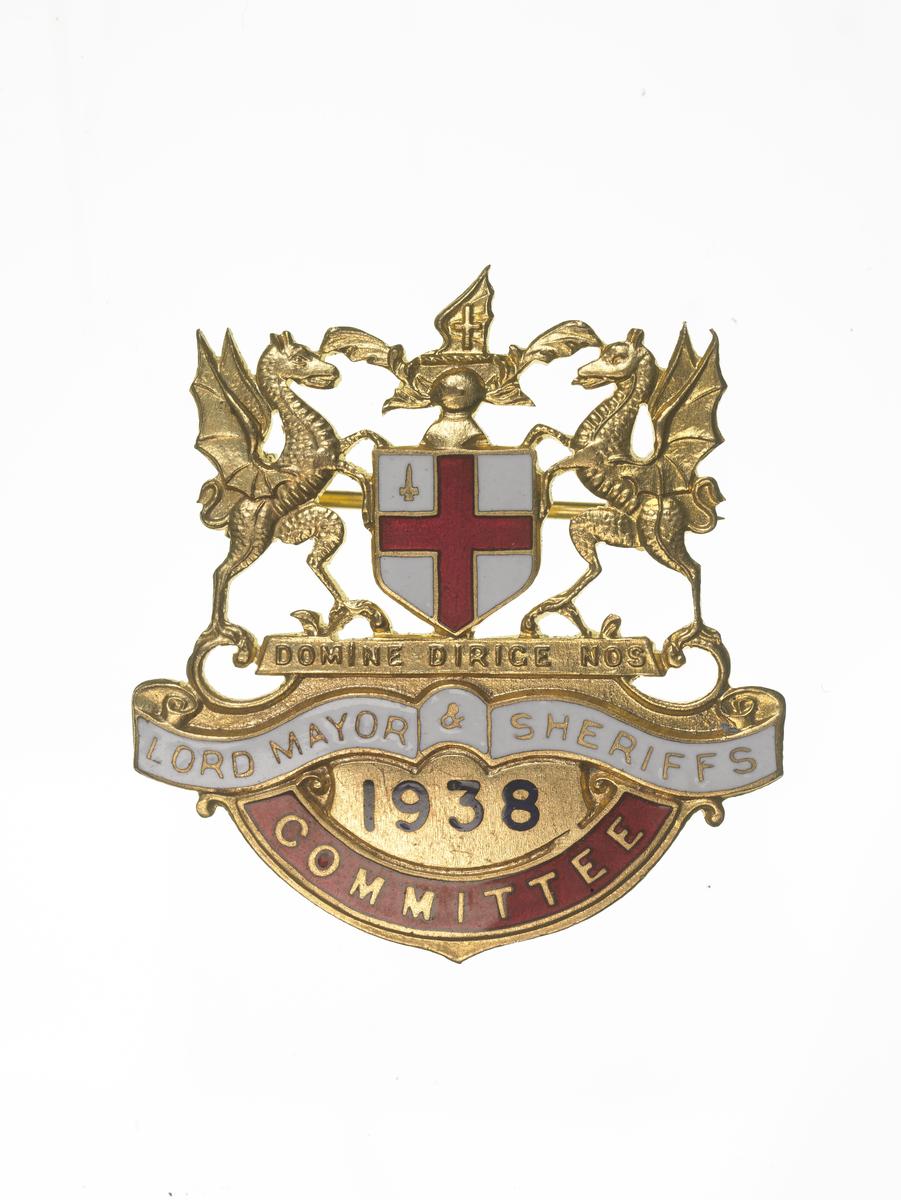 Badge, Lord Mayor and Sheriffs Committee badge | London Museum