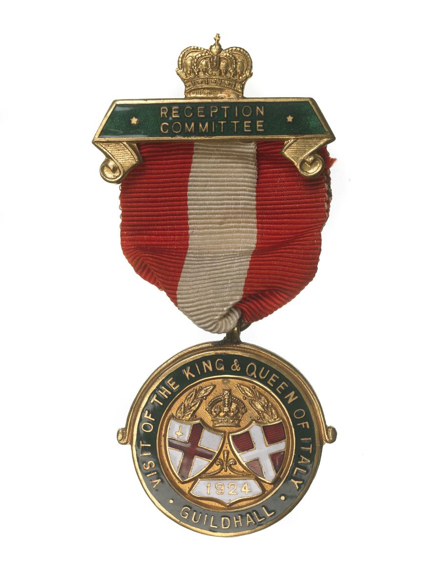 Badge, Guildhall reception badge | London Museum