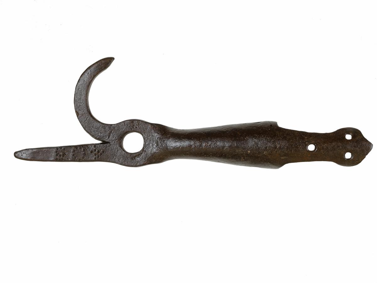 Hook, single iron boat hook | London Museum