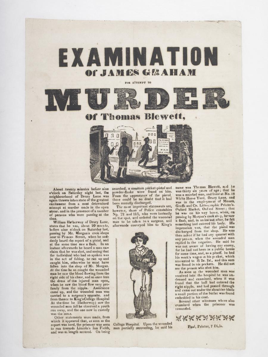 Examination of James Graham for Attempt to Murder Thomas Blewett ...
