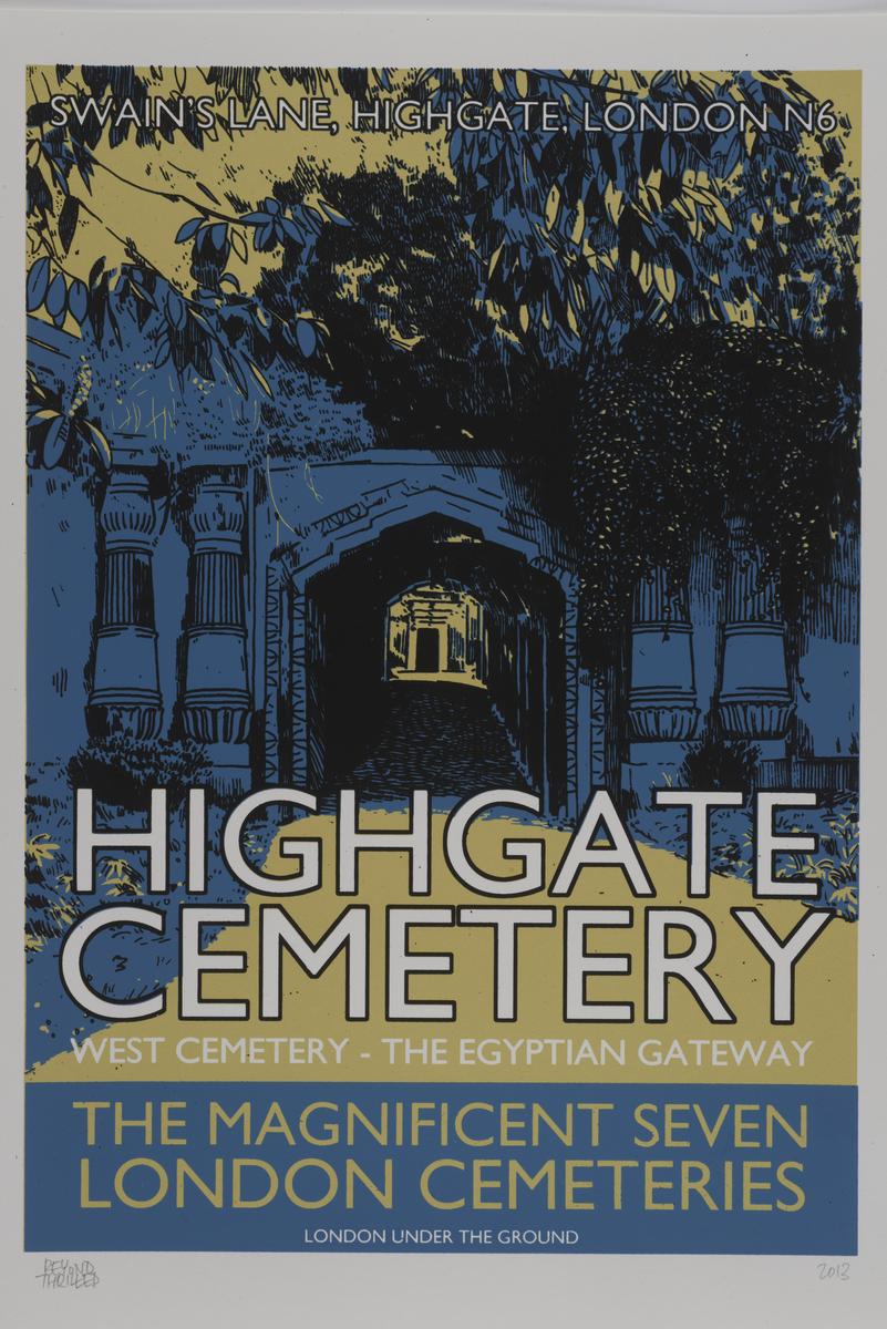 Highgate Cemetery: West Cemetery-The Egyptian Gateway | London Museum
