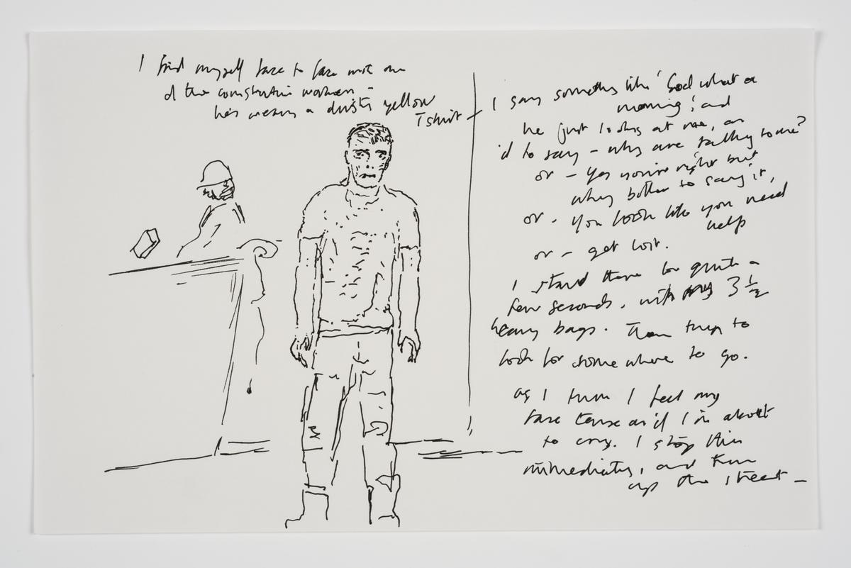 July 8th 2005 drawings made from memory of the events of July 7th 2005 ...
