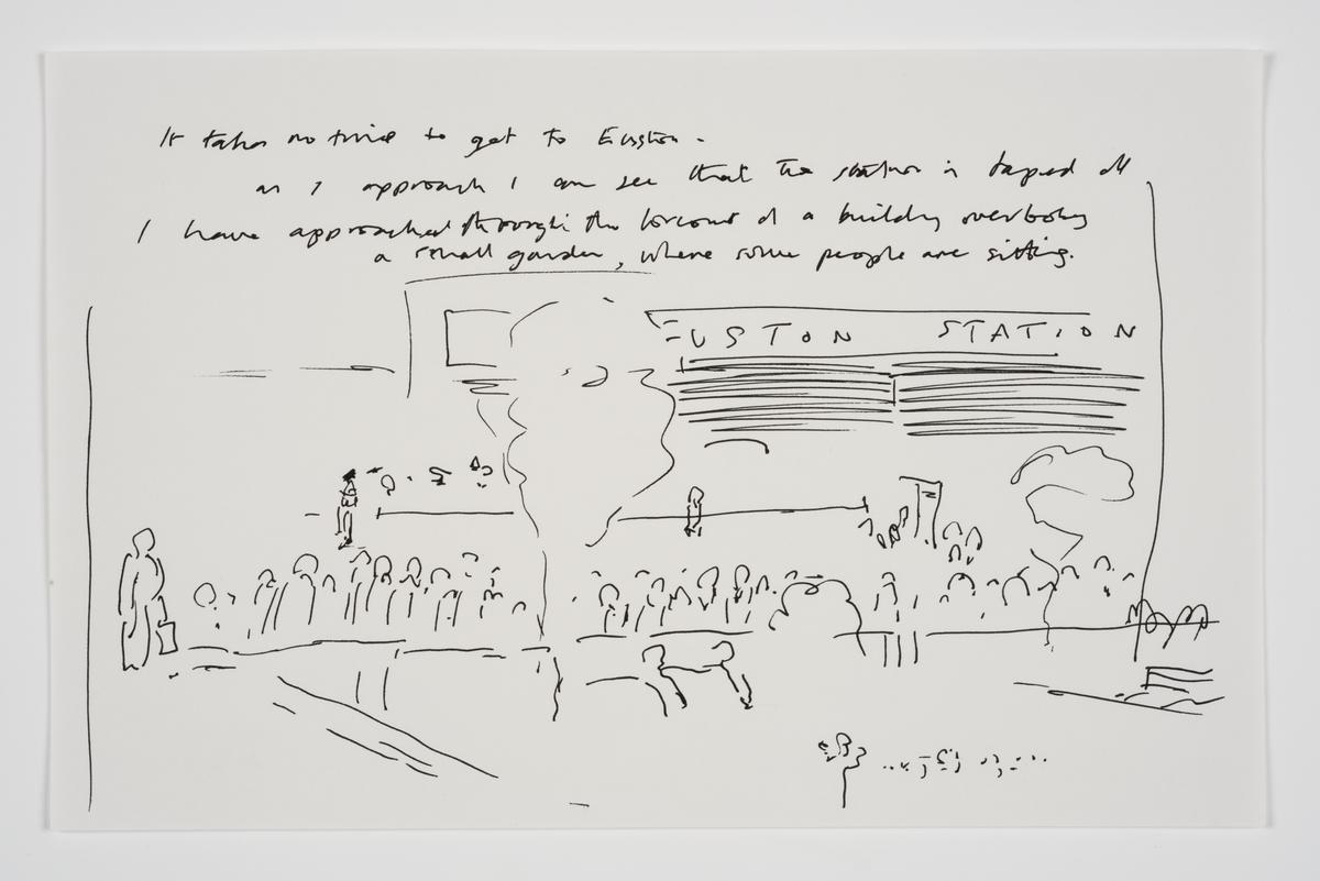 July 8th 2005 drawings made from memory of the events of July 7th 2005 ...