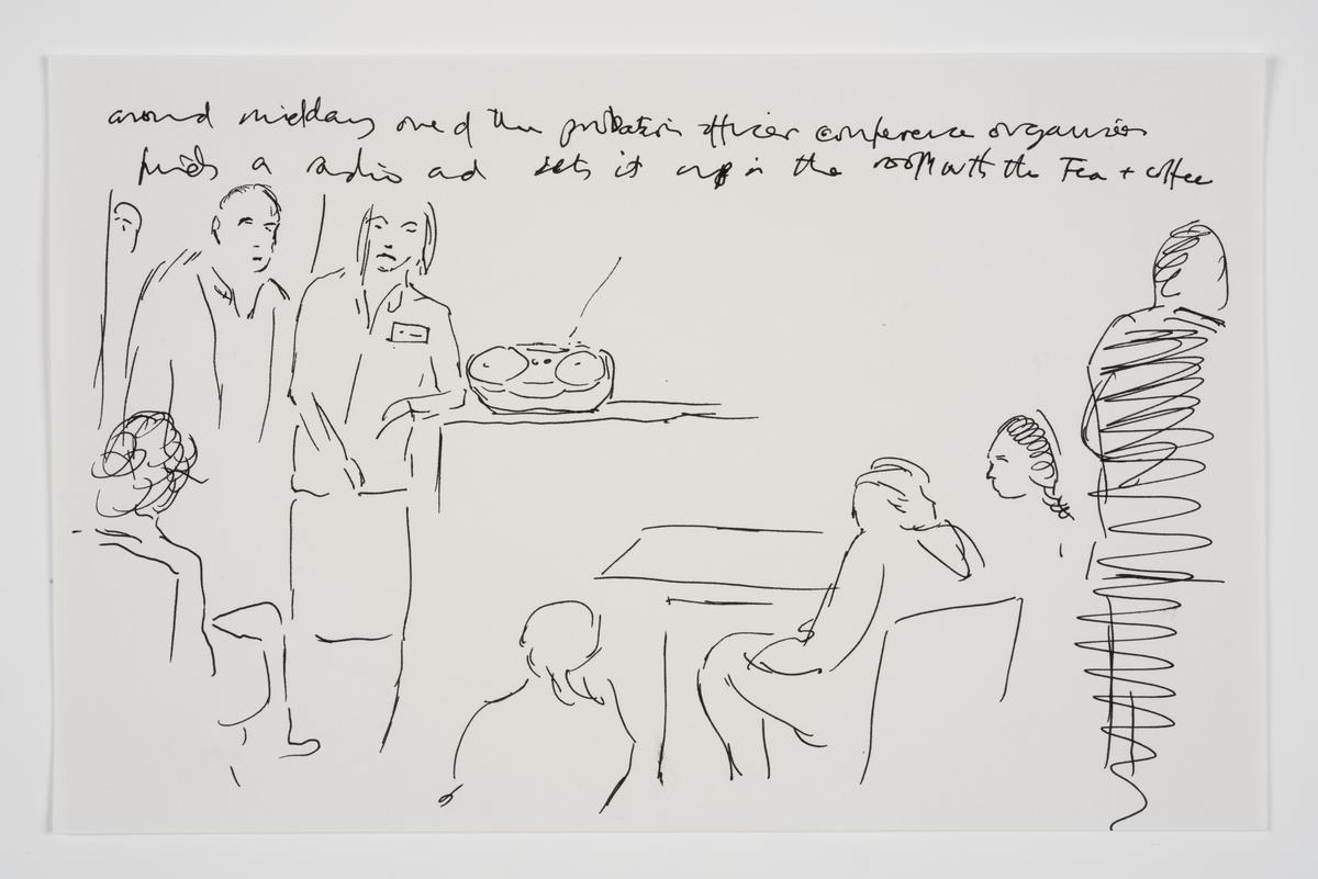 July 8th 2005 drawings made from memory of the events of July 7th 2005 ...