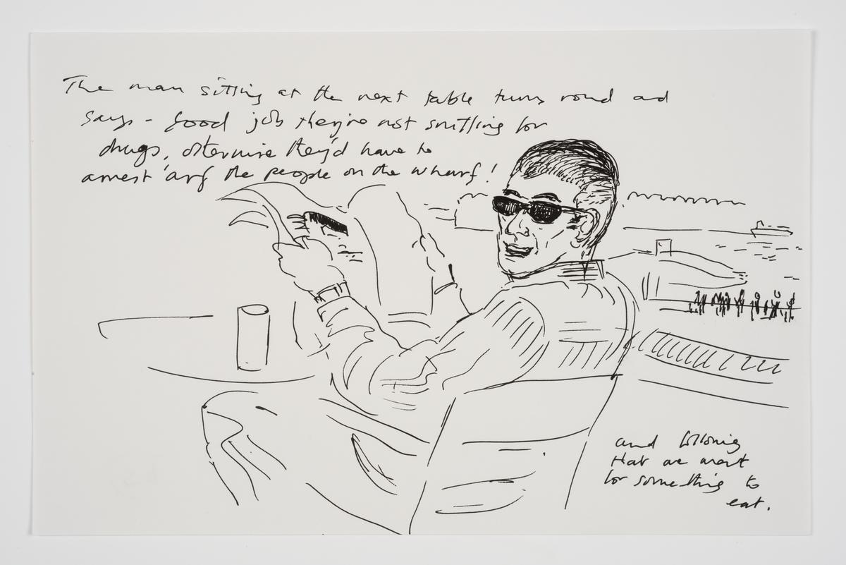July 8th 2005 drawings made from memory of the events of July 7th 2005 ...