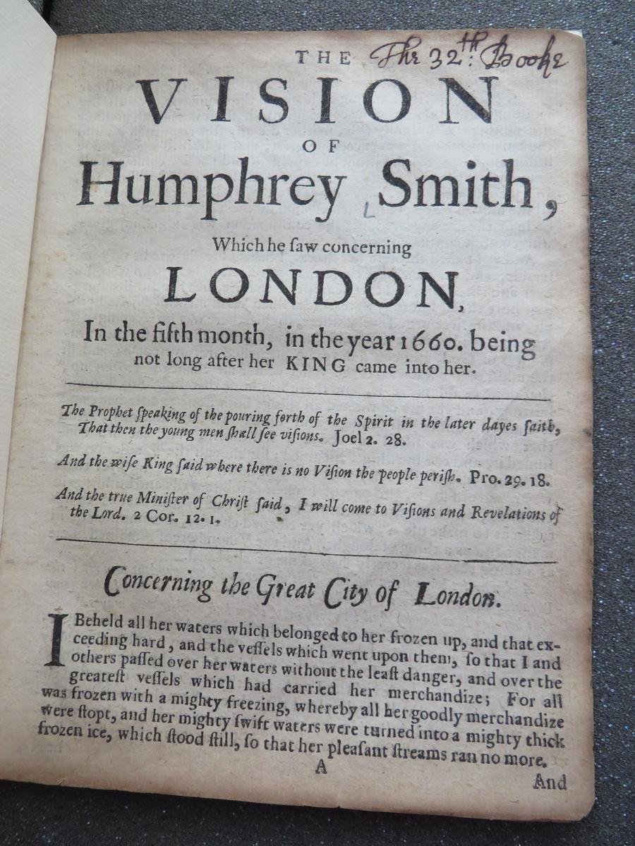 The vision of Humphrey Smith | London Museum