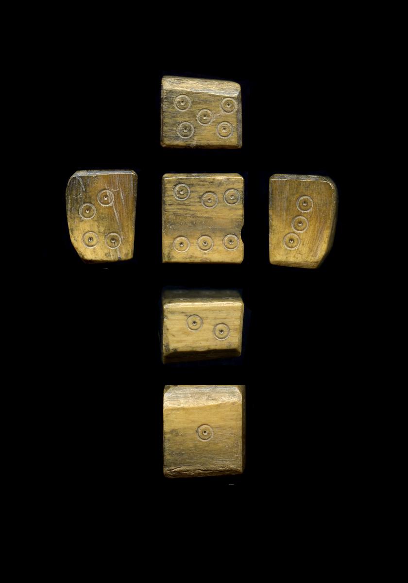 Animal remains, animal bone, die | London Museum