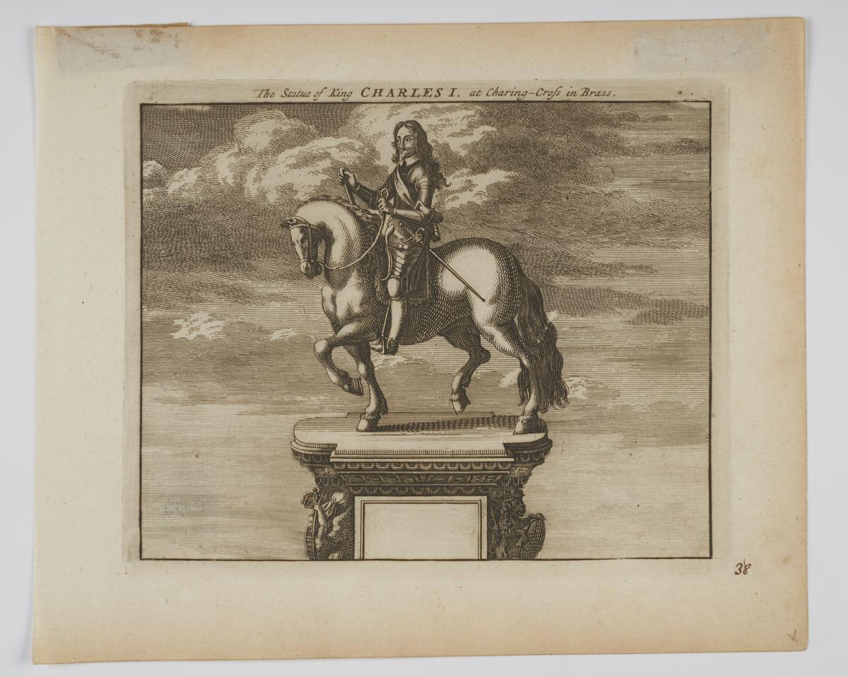 The statue of King Charles I at Charing Cross in brass | London Museum