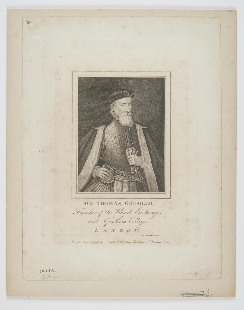 Sir Thomas Gresham, Founder of the Royal Exchange and Gresham College ...