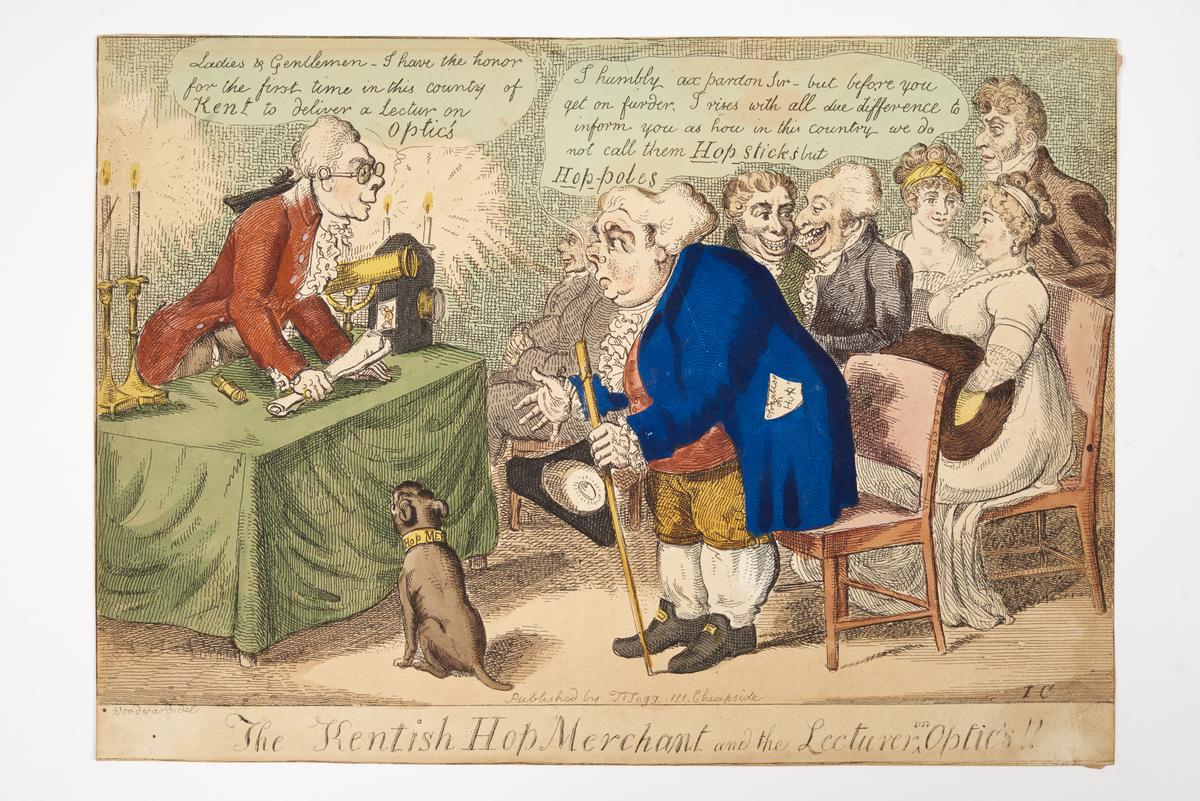 The Kentish Hop Merchant and the lecturer on optics | London Museum