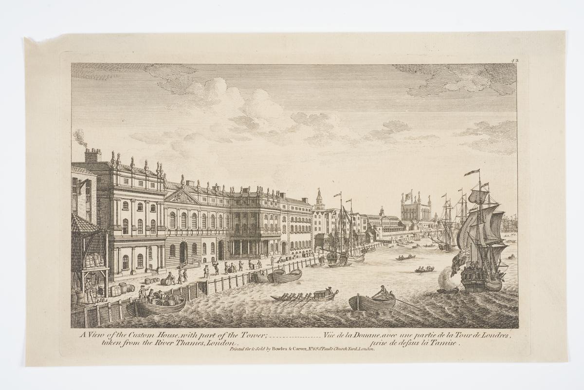 A View of the Custom House | London Museum