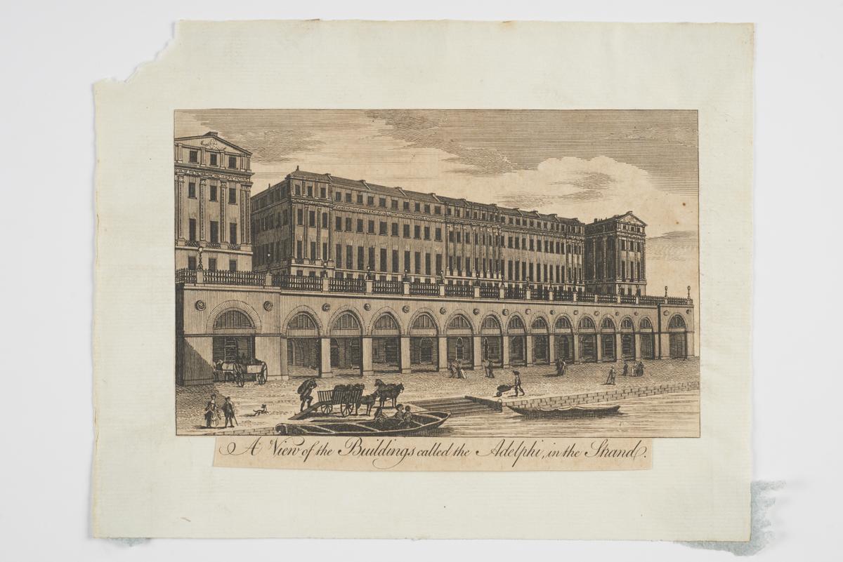 A view of the buildings called the Adelphi, in the Strand | London Museum