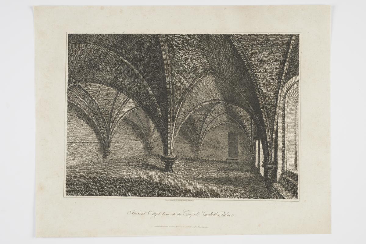 Ancient Crypt beneath the Chapel, Lambeth Palace | London Museum