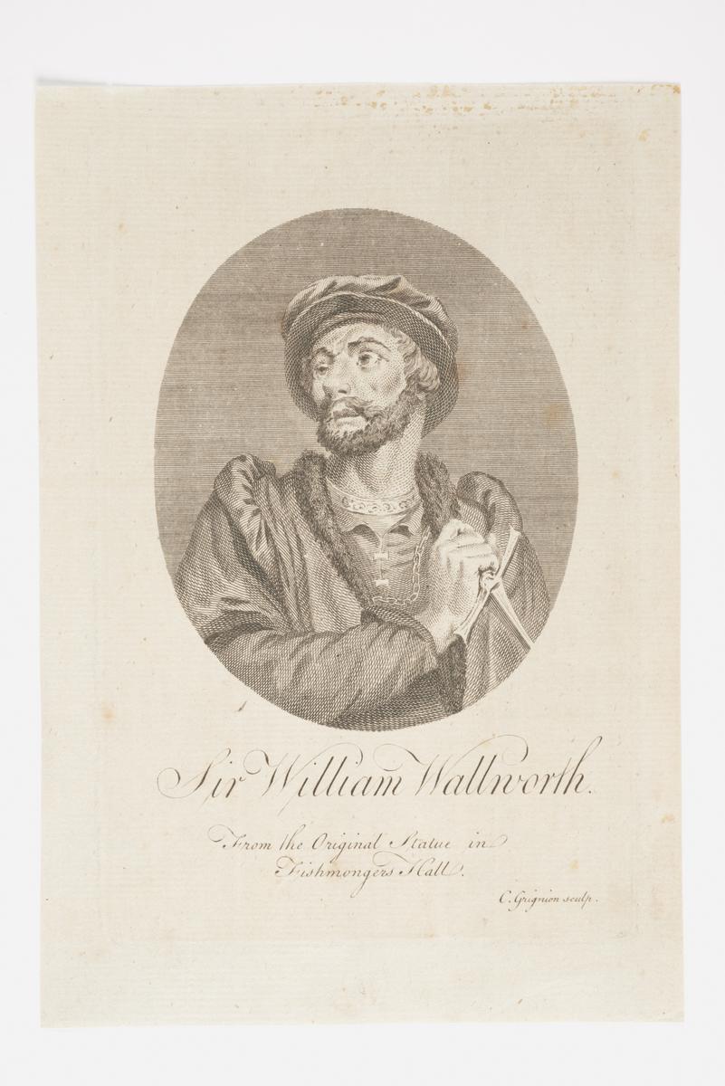 Sir William Wallworth, from the original statue in Fishmongers Hall ...