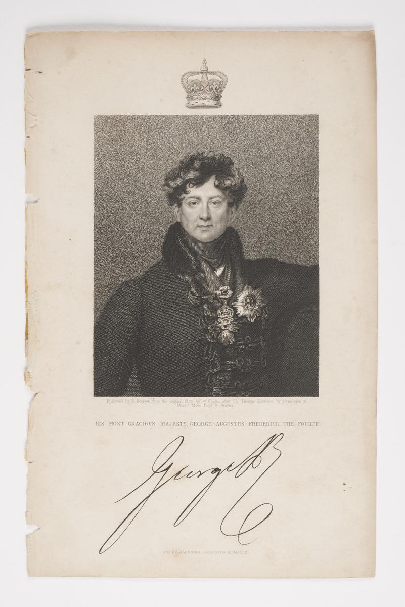 His most gracious Majesty George Augustus Frederick the Fourth | London ...