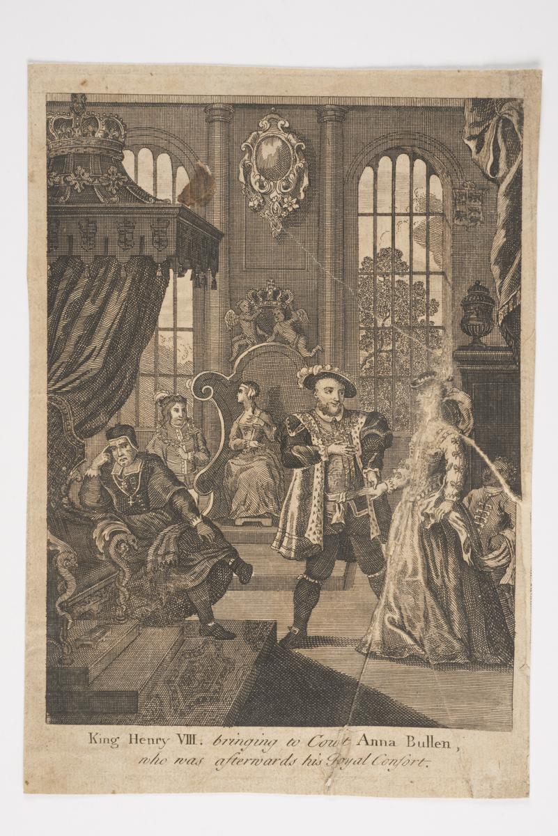 King Henry VIII, bringing to Court Anna Bullen (Anne Boleyn), who was ...