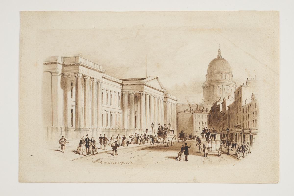 Drawing, ink and wash drawing | London Museum