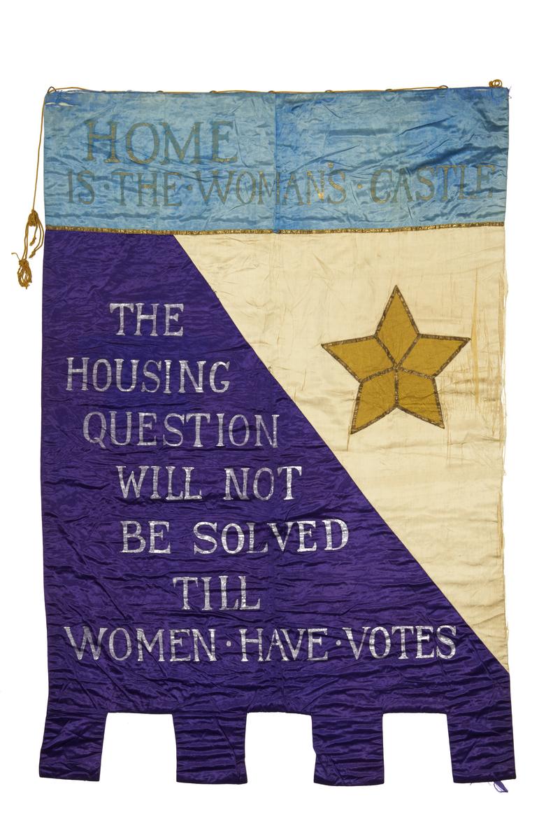 Banner, suffrage banner | London Museum
