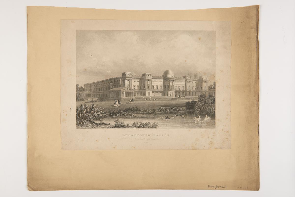 Buckingham Palace from the Private Grounds | London Museum