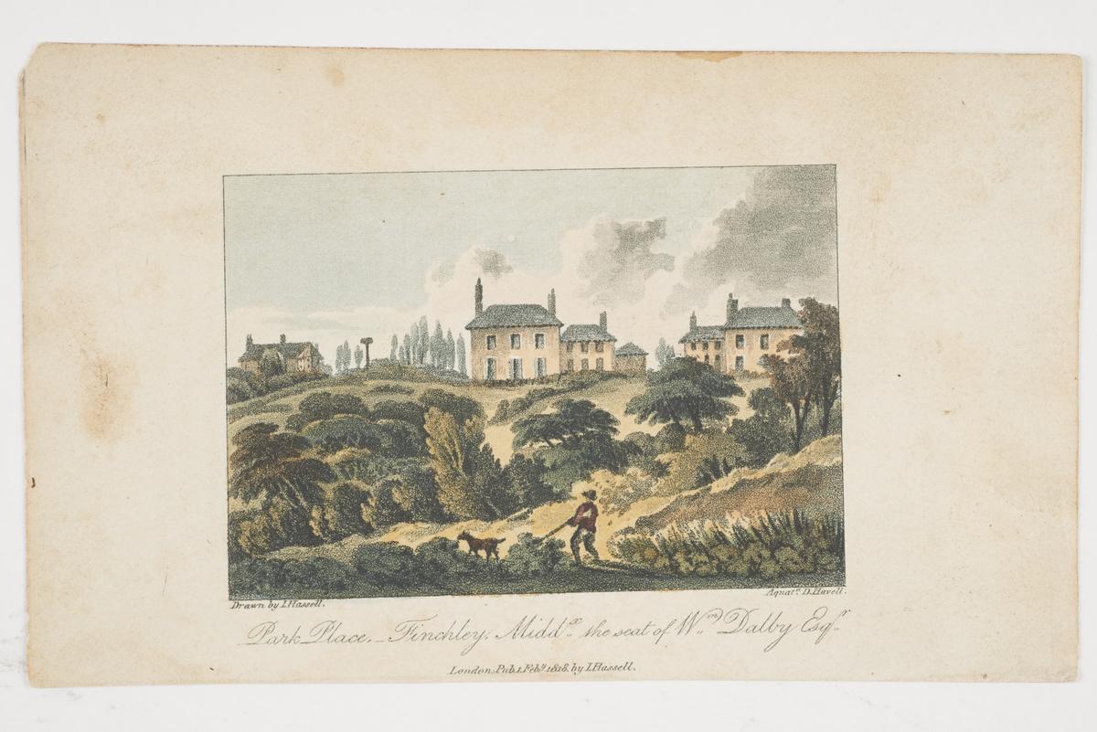 Park Place, Finchley, Middlesex, the seat of Wm Dalby Esq. | London Museum