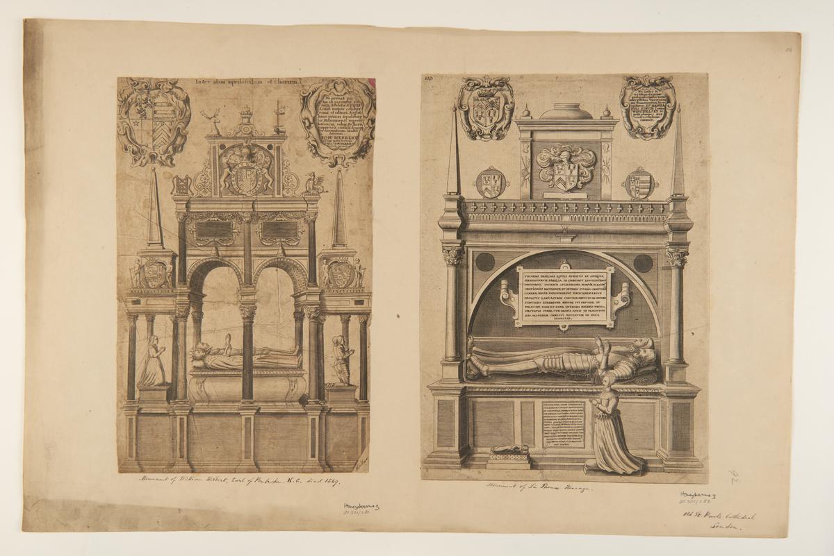 [Monument of Sir Thomas Heneage] | London Museum