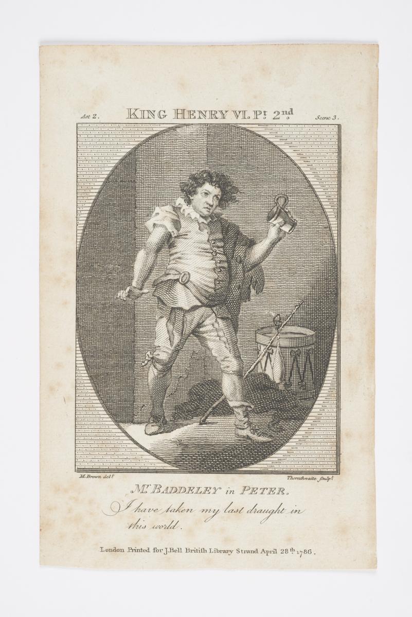 Mr Baddeley in Peter | London Museum