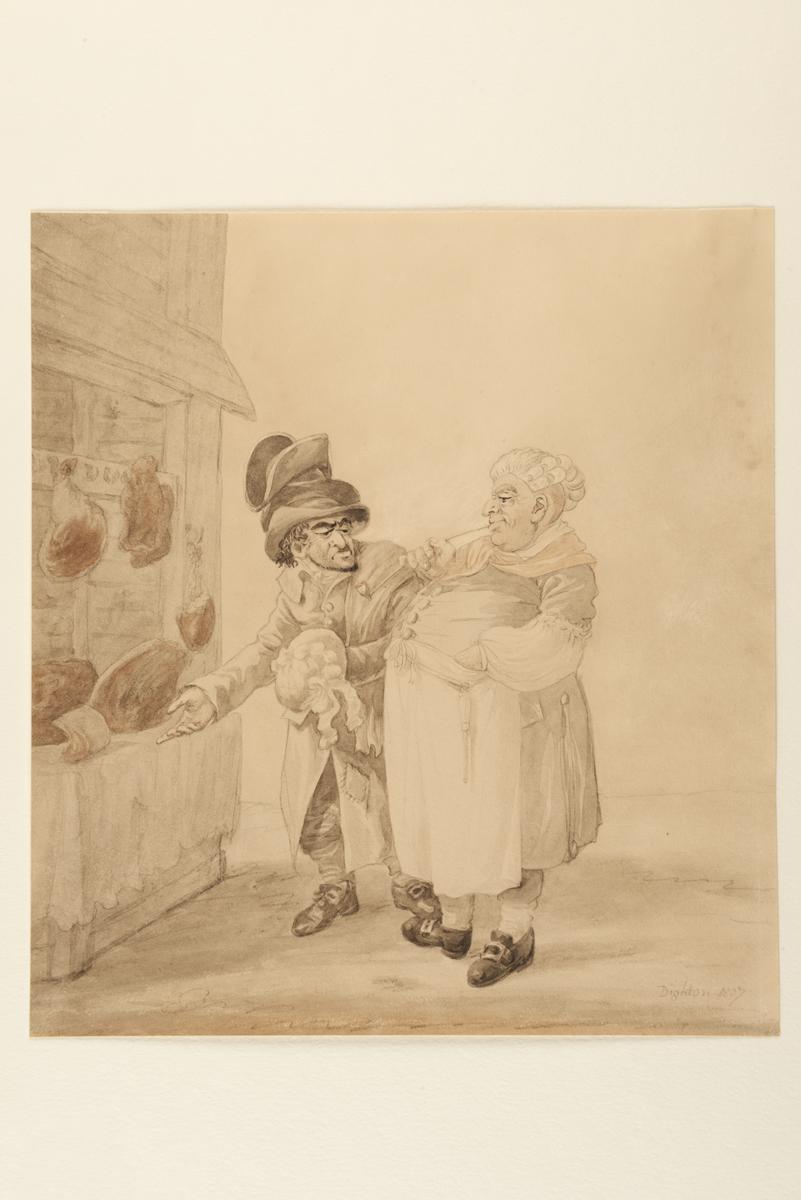 A Jewish clothes trader and a butcher | London Museum