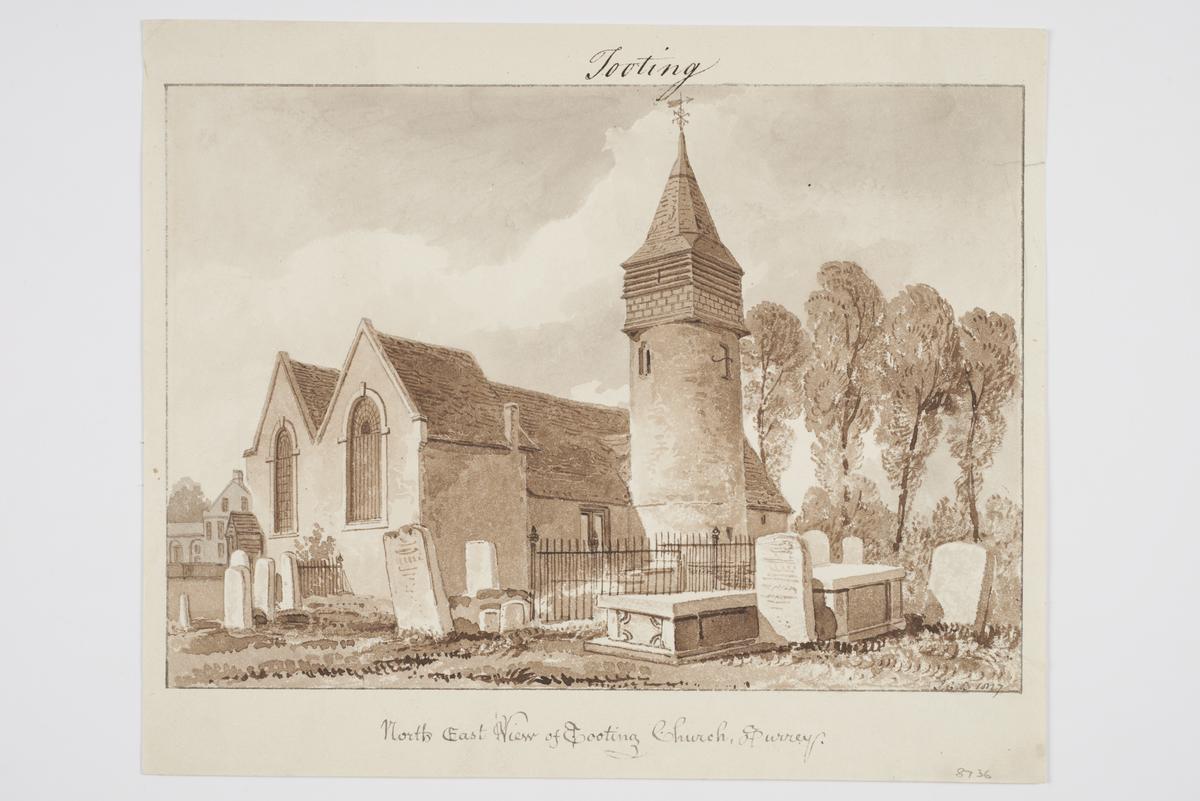 North East View of Tooting Church | London Museum