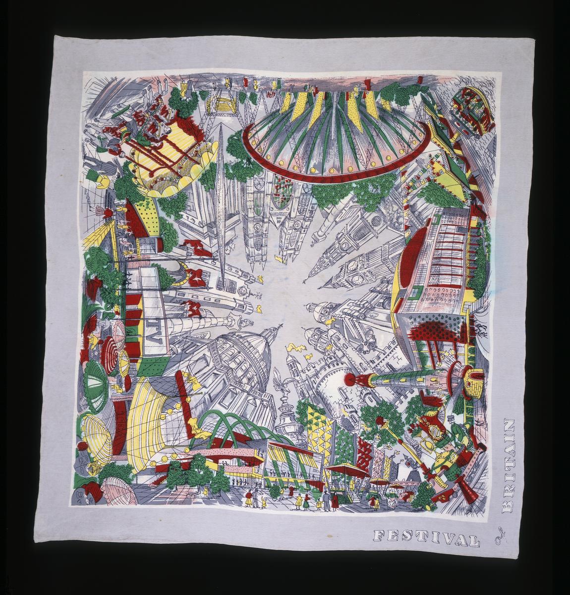 Scarf, commemorative scarf | London Museum