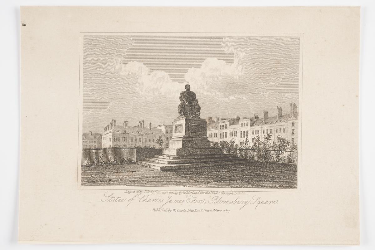 Statue of Charles James Fox, Bloomsbury Square | London Museum