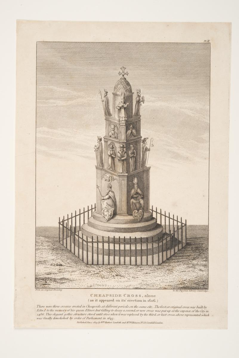 Cheapside Cross, alone | London Museum