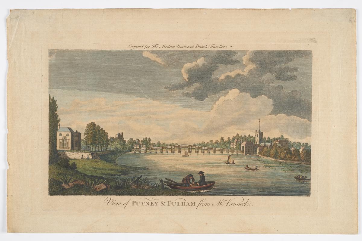 View of Putney & Fulham from Mr. Vanneck's | London Museum