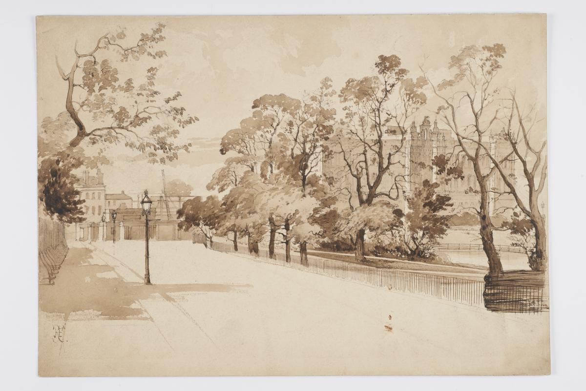 Drawing, ink and wash drawing | London Museum