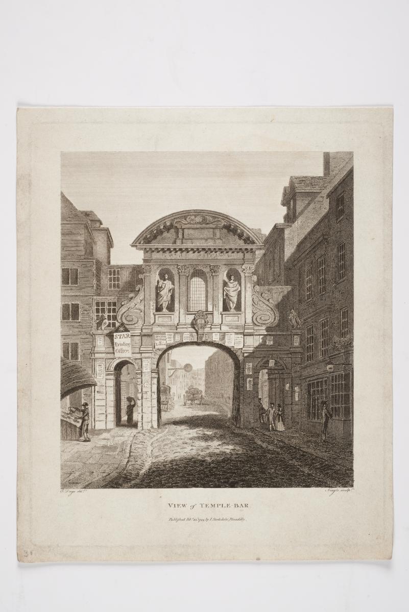 View of Temple Bar | London Museum