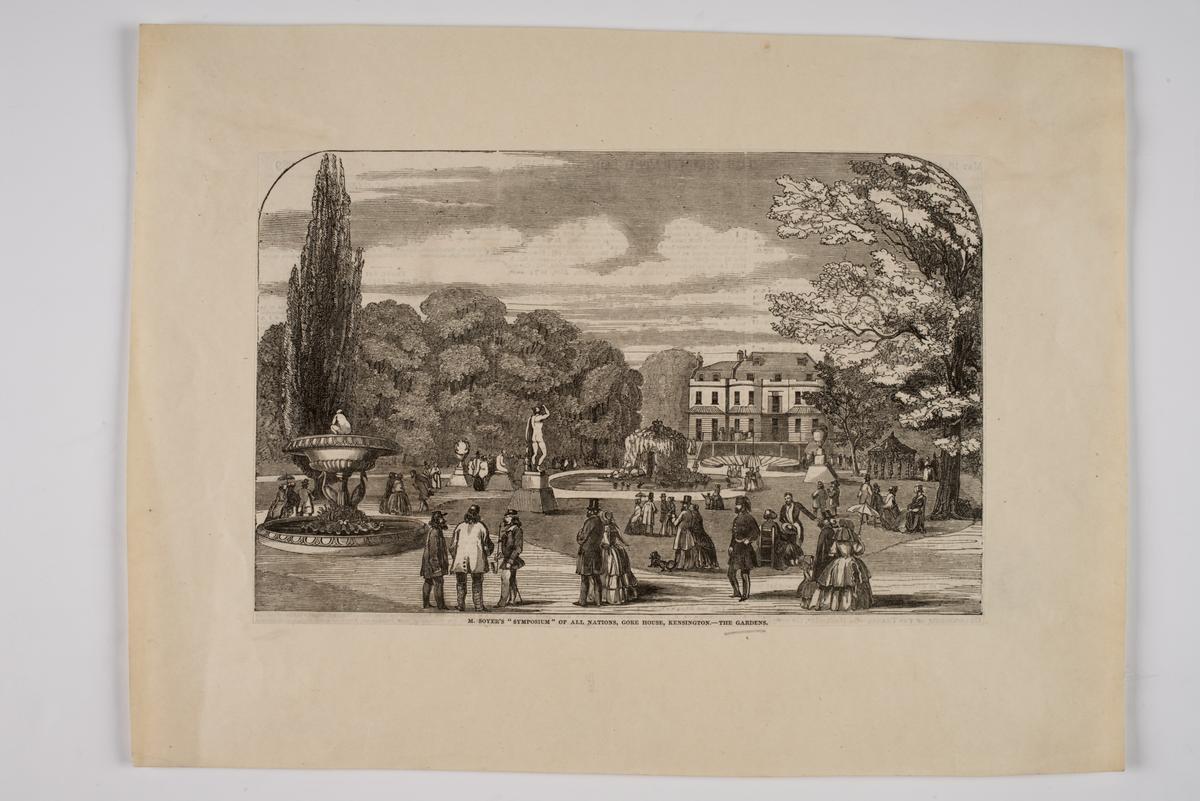 M. Soyer's Symposium of all nations, Gore House, Kensington- the ...