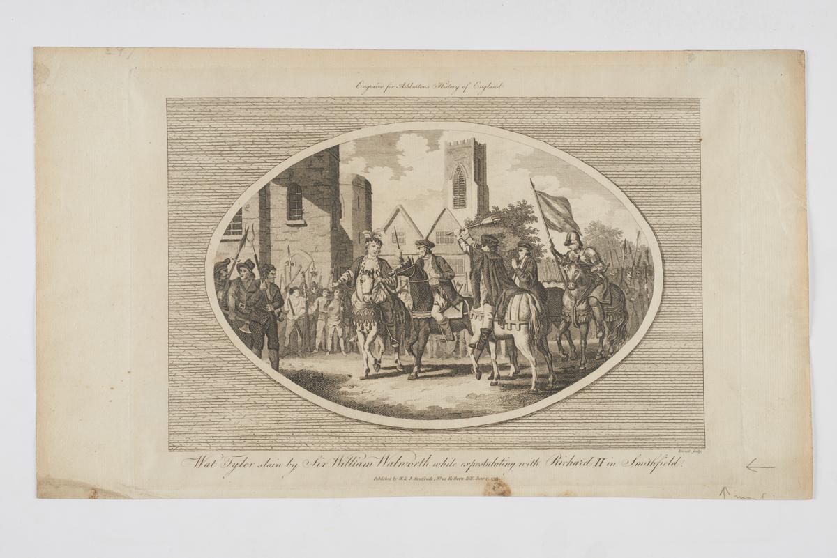 Wat Tyler slain by Sir William Walworth | London Museum