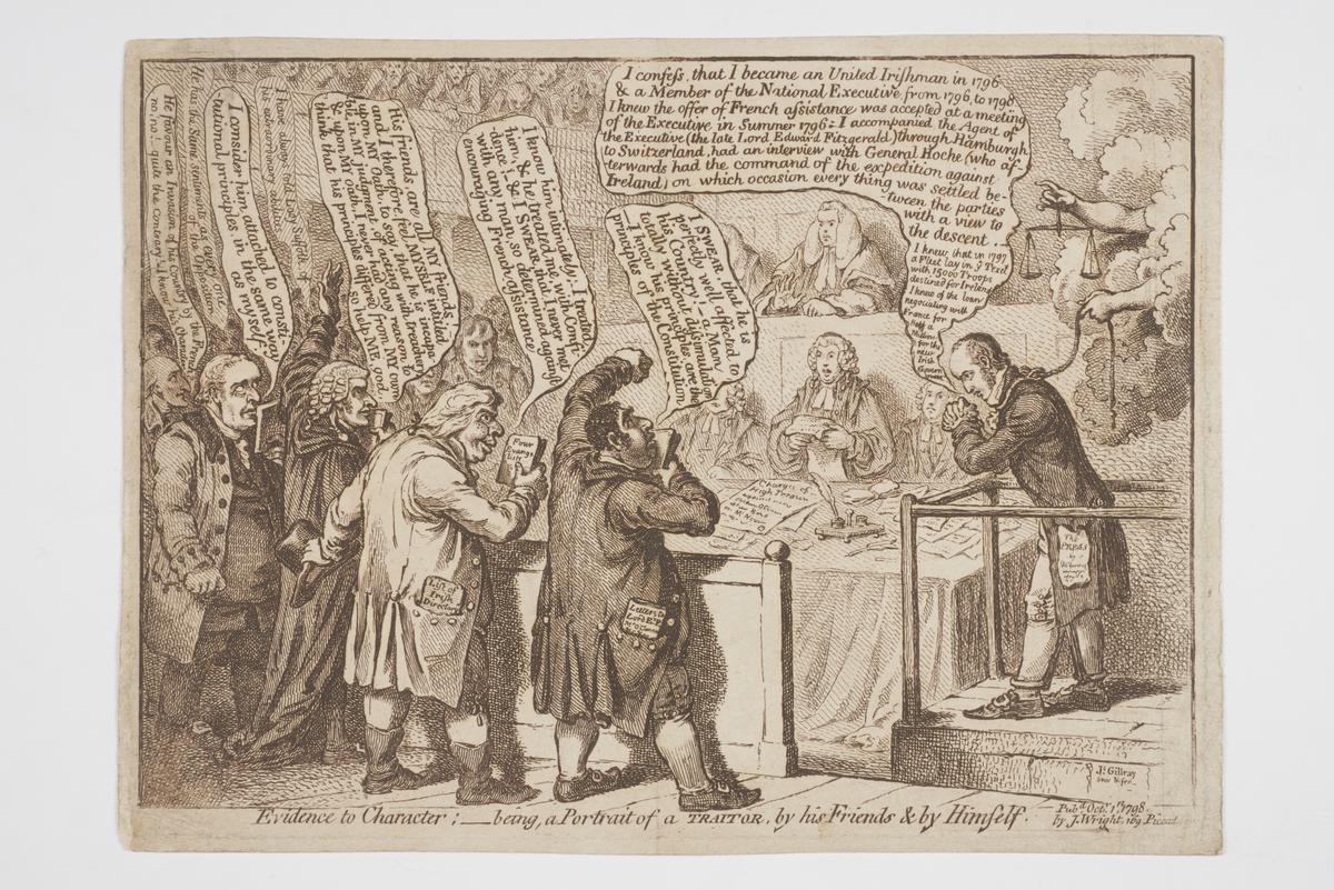 Evidence to character; - being a portrait of a traitor, by his Friends ...
