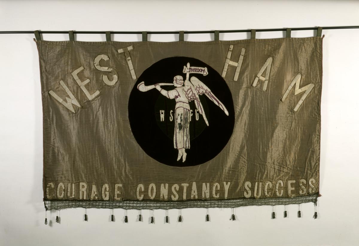 Banner, suffrage banner | London Museum