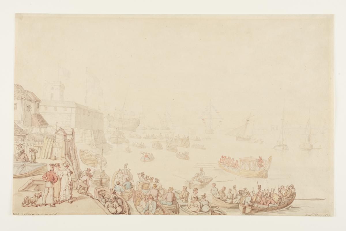Ship launch at Woolwich | London Museum