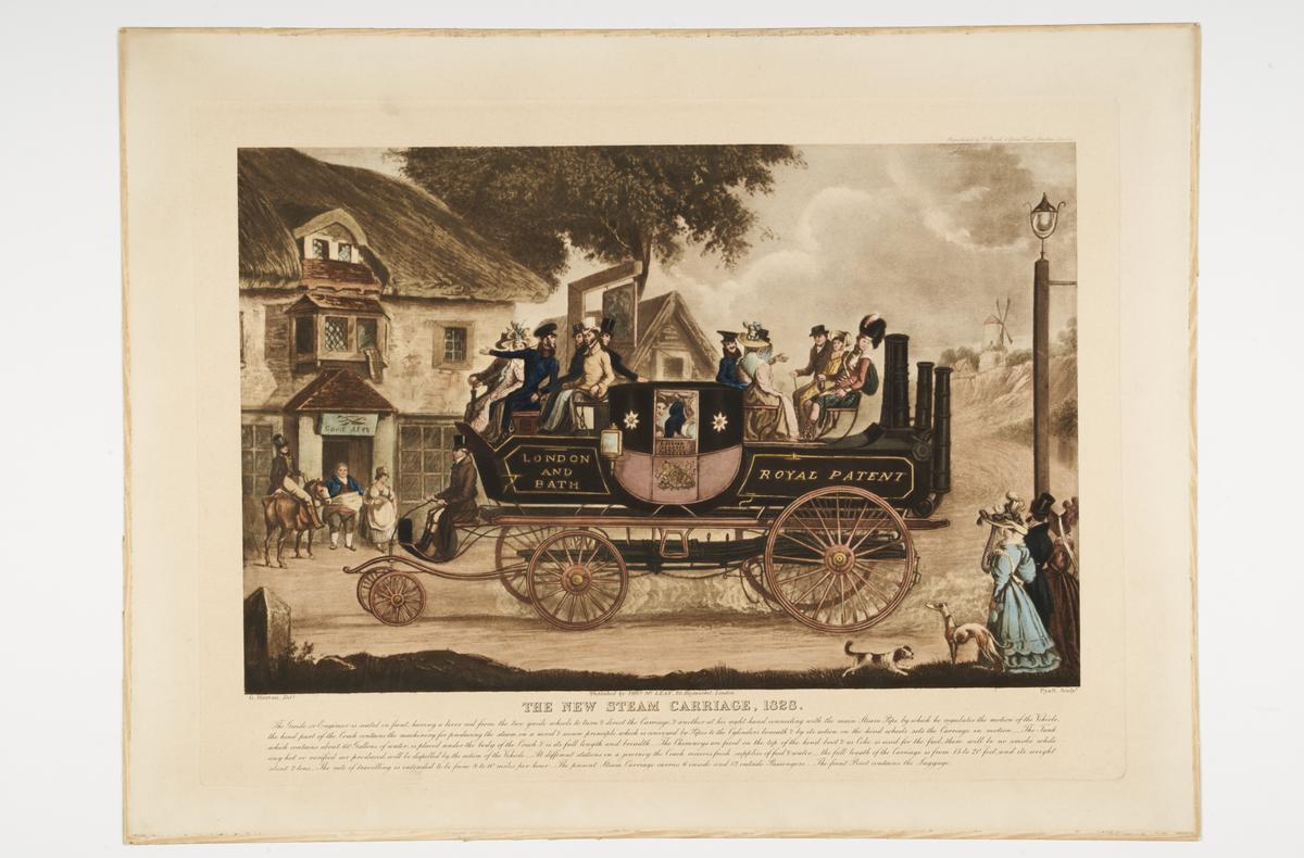 The New Steam Carriage, 1828 | London Museum