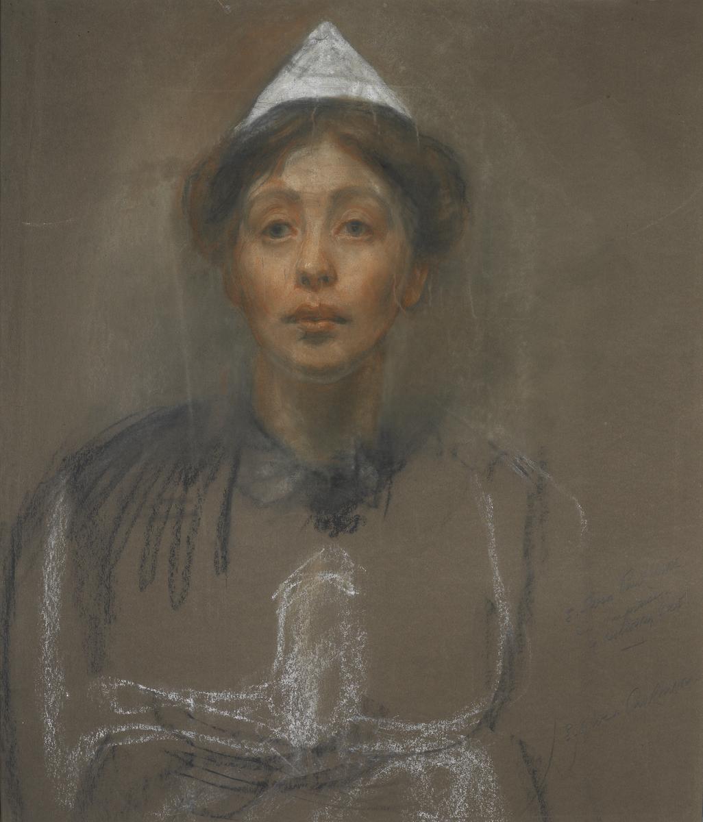 Sylvia Pankhurst, self-portrait | London Museum