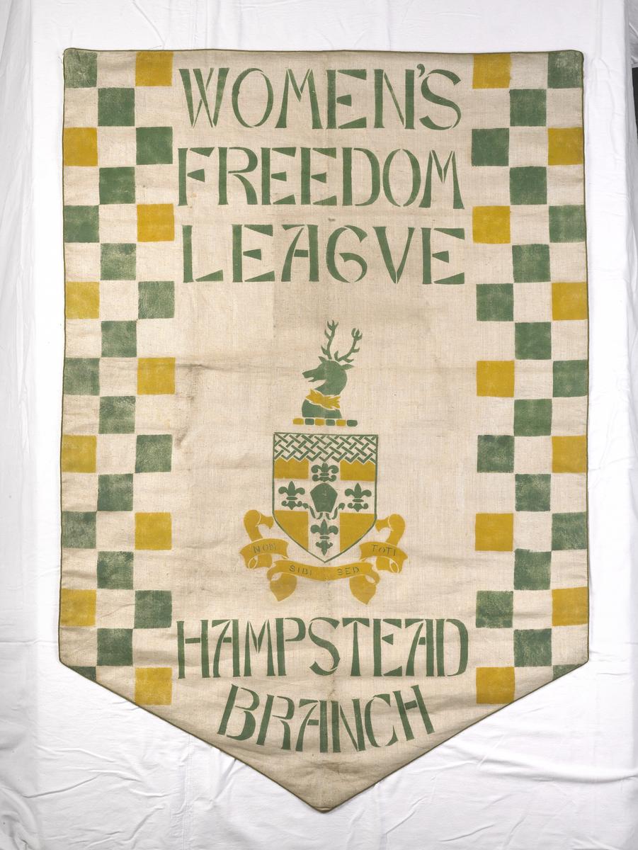 Banner, suffragette banner | London Museum