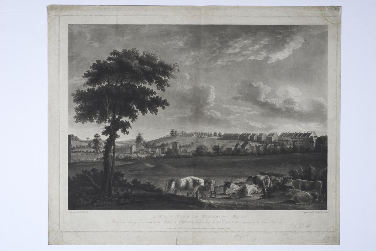 A West View of Highbury Place | London Museum
