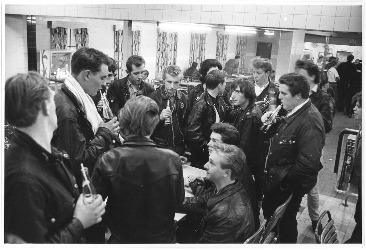 'Rockers' at the Busy Bee transport café, Watford | London Museum