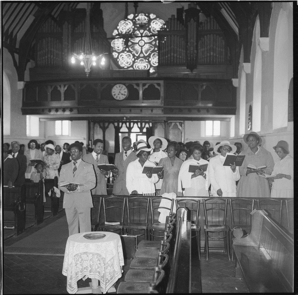 The congregation of The Faith Tabernacle Church of God, Hackney ...