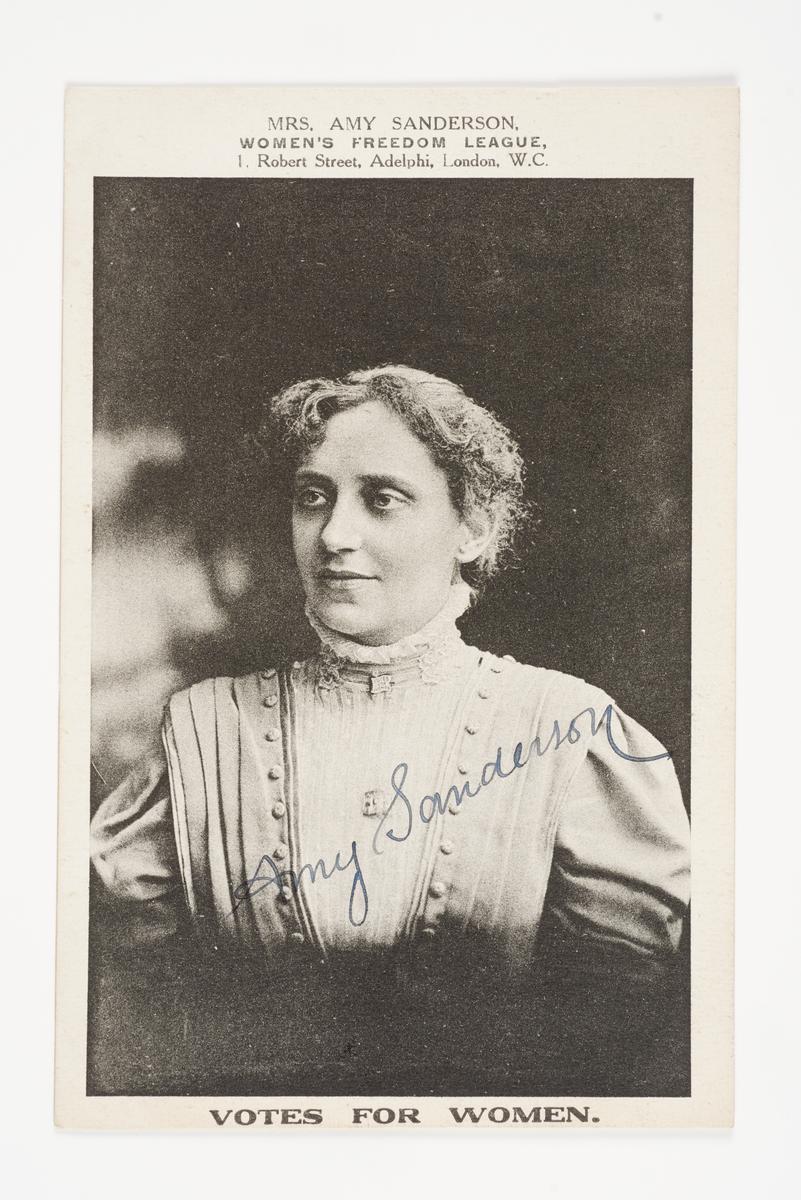 Mrs Amy Sanderson, Votes For Women | London Museum