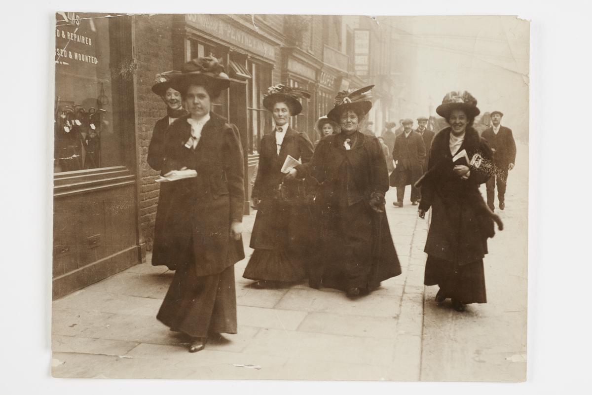 Suffragettes Walking Down Street | London Museum