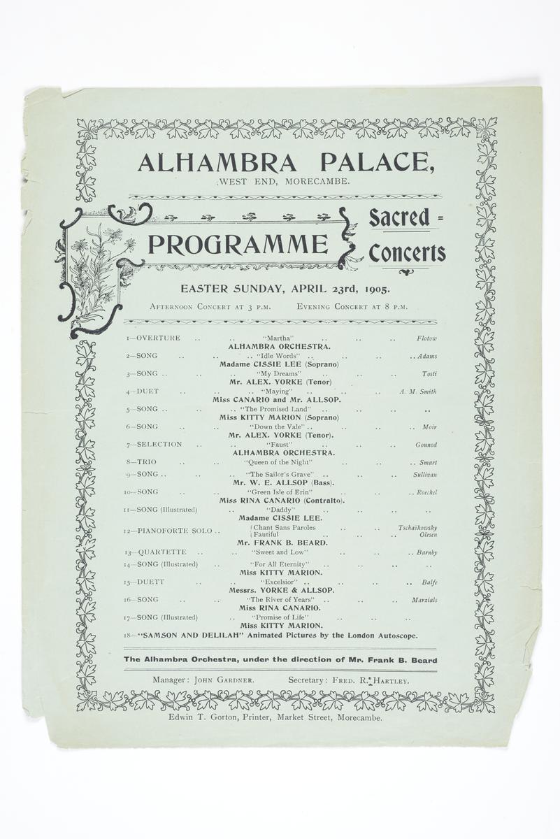 Alhambra Palace | London Museum